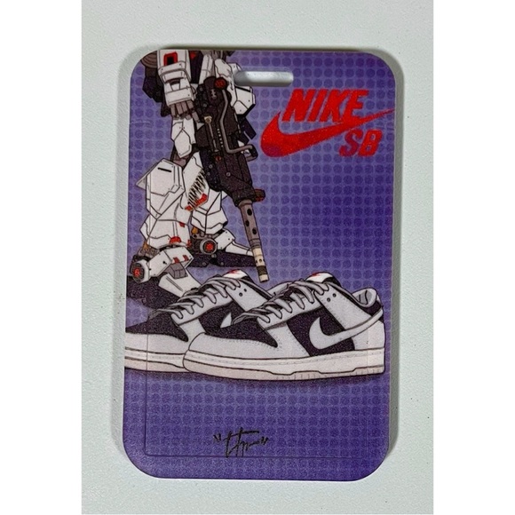 Nike | Accessories | Nike Sneakers Id Card Holder Name Tag Case Nike ...